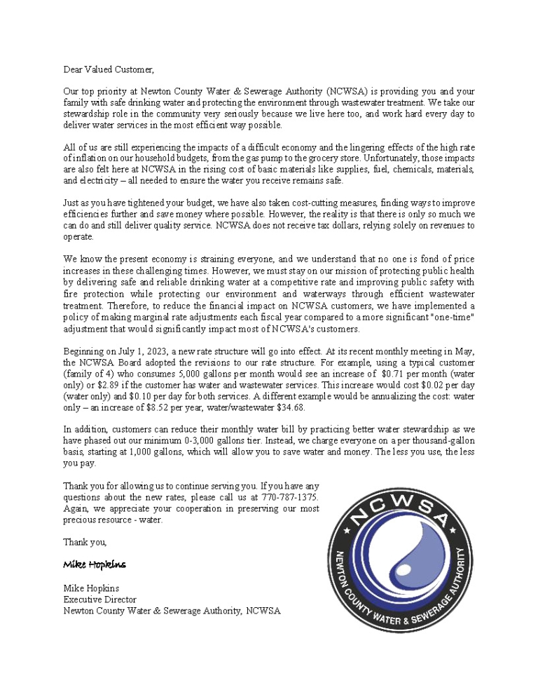 Newton County Water & Sewerage Authority